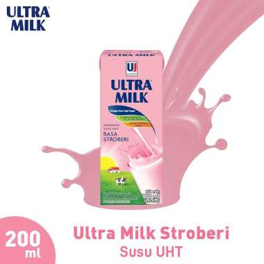 Jual Ultra Milk Stroberi 200 Ml Termurah - Harga Grosir Terupdate Hari ...