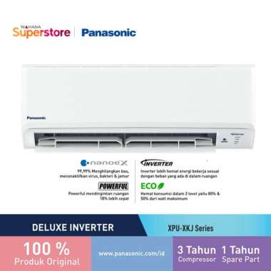 Jual Ac Panasonic Deluxe Inverter 1 Pk Cs Cu Xpu9 Xkj Original, Murah & Diskon Desember 2022 ...