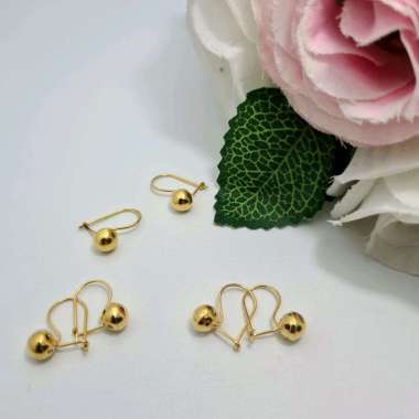 Jual Anting Kait Pentol Emas Model Terbaru Asli - Harga Terbaru Update Hari Ini | Blibli