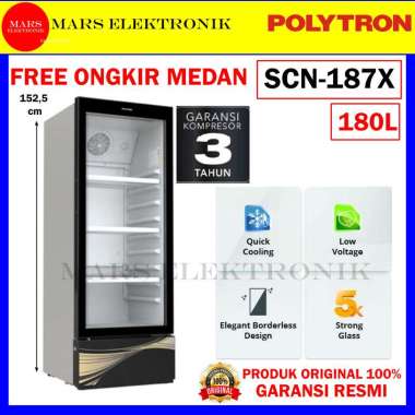 Jual Kulkas Showcase Polytron 2 Pintu Original, Murah & Diskon Desember ...