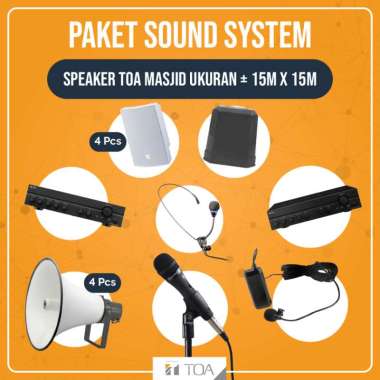 Paket Speaker Ashley Masjid Garansi Resmi Indonesia 🏷️ Harga Murah Juni ...
