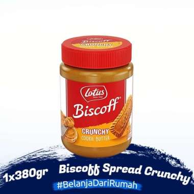 Jual Lotus Selai Biscoff Crunchy Spread 380 Gram Terbaru - Harga Promo ...