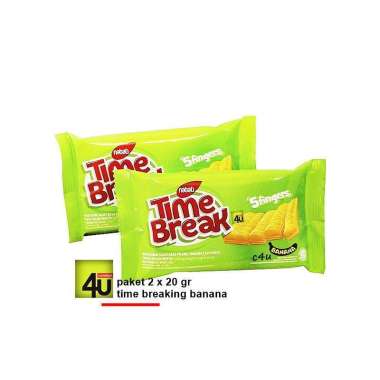 Jual Nabati Time Break Wafer Salut Krim BANANA [Paket 1 pcs] di Seller ...