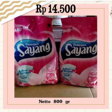 Jual Sayang Deterjen 800 Termurah - Harga Grosir Terupdate Hari Ini ...