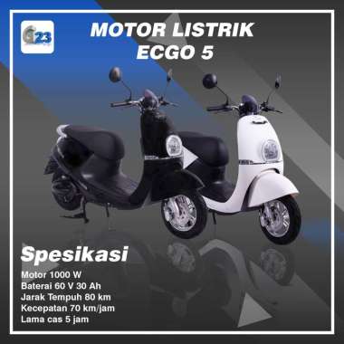 Jual Motor Listrik Ecgo 5 Terbaru Dengan Harga Termurah Di 2022 | Blibli
