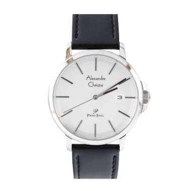 Promo Jam Tangan Pria Alexandre Christie Chronograph 6564 Kulit ...