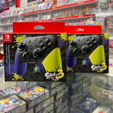 Jual Nintendo Switch Pro Controller Splatoon 3 Edition Original Harga ...