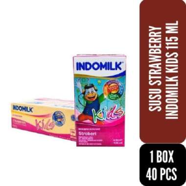 Jual Indomilk Strawberry Kids Susu Uht 1 Dus Termurah - Harga Grosir Terupdate Hari Ini | Blibli