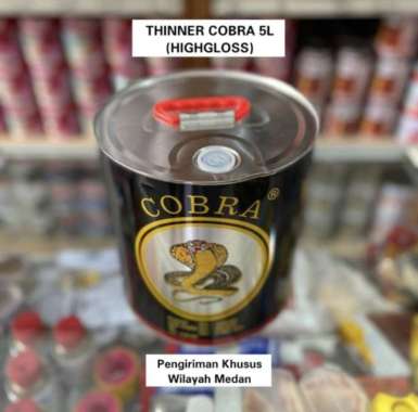 Jual Thinner Cobra Hitam 5 Liter Original Murah - Harga Diskon Mei 2023 ...