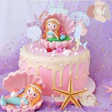 Jual Topper Ulang Tahun Tema Mermaid Original Murah - Harga Diskon Mei ...