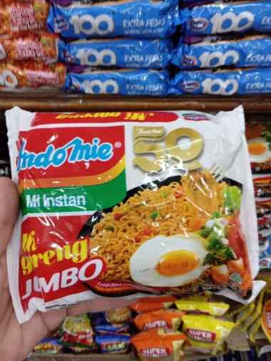 Jual Indomie Goreng Jumbo 129 G Termurah - Harga Grosir Terupdate Hari ...