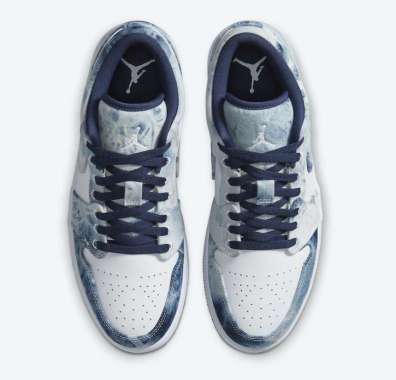 Jual Nike Air Jordan 1 Low Denim Washed Original Terbaru - Harga Promo ...