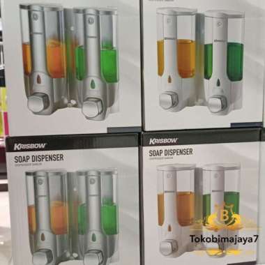 Jual Krisbow Dispenser Soap 380 Ml 2 Set Original Murah - Harga Diskon ...