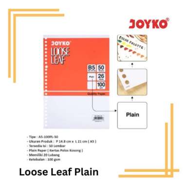 Jual Loose Leaf Joyko A5 Original Murah - Harga Diskon Mei 2023 | Blibli.com