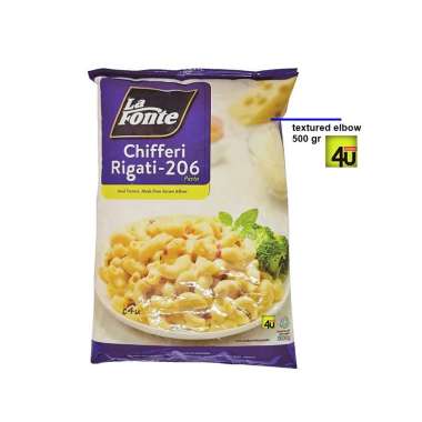 Jual La Fonte Chifferi Rigati 500 Gr Murah - Update Harga Grosir Hari ...