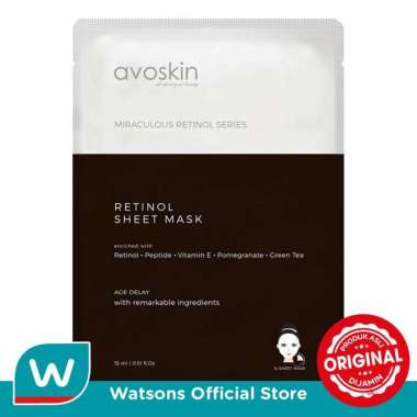 Avoskin Miraculous Retinol Sheet Mask Lengkap Harga Terbaru Februari ...
