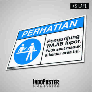 Jual Sign Tamu Wajib Lapor Original Murah - Harga Diskon Juni 2023 ...