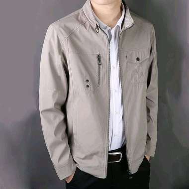 Jual Jasket pria/ jaket pria bahan canvas/ jaket semi jas /jaket formal ...