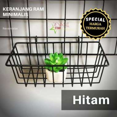 Promo Rak gantungan dinding untuk Ram besi hijang wire grid wall ragan ...