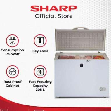 Jual Chest Freezer Sharp Frv 200 Original, Murah & Diskon November 2022 ...