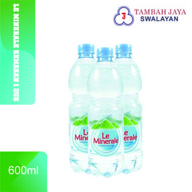 Jual Le Minerale Air Mineral 600 Ml Dus Terbaru - Harga Promo Desember ...