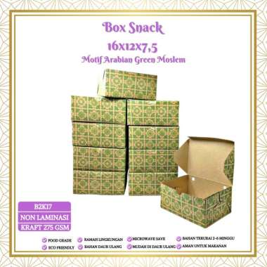Promo (Isi 25 Pcs-B2K221) Snack Box Dus Snack Box Fried Chicken Box ...