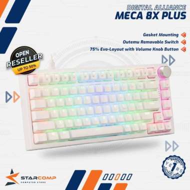 Jual Digital Alliance Keyboard Gaming Meca 8 X Plus White 75 Original Murah - Harga Diskon ...