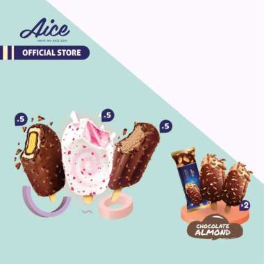 Promo Paket Aice Ice Cream Blueberry Mania isi 20pcs Diskon 50% di ...