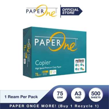 Jual Kertas A3 1 Rim Paperone Original Harga Termurah Juni 2024 | Blibli