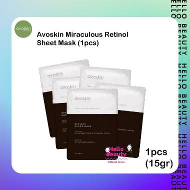 Avoskin Miraculous Retinol Sheet Mask Lengkap Harga Terbaru Februari ...