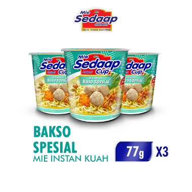 Jual FS - SEDAAP Mie Instan Cup Baso Bleduk 77gr di Seller Sedaap Mie ...