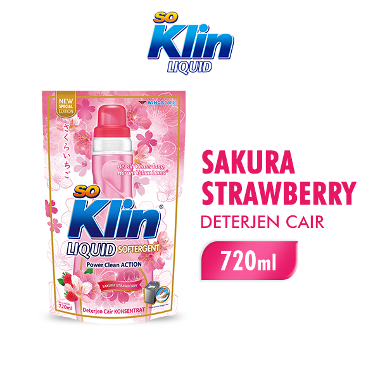 Promo SO KLIN Liquid Detergent Anti Bau & Apek Blue Pouch [720 mL ...