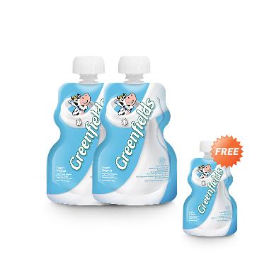 Promo Greenfields Kids Yogurt Pouch Mango [80 g] di Seller Greenfields ...