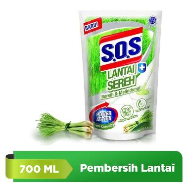 Promo FREE GIFT - SOS Pembersih Lantai Lemon Twist [4L] + SOS Wipes ...