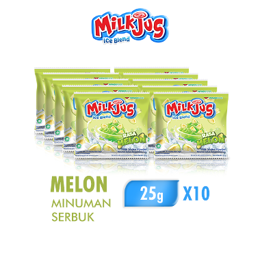 Promo Milkjus Ice Blend Minuman Serbuk Rasa Stroberi [25 g x 10 sachet ...