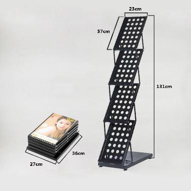 Jual Rak Brosur Besi Hitam 4 Susun Original Murah - Harga Diskon ...
