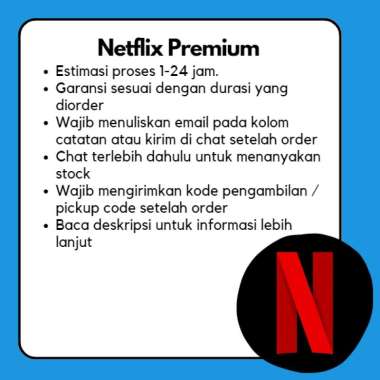 Harga Netflix Private Premium 1 Bulan Terbaru Agt 2024 |BigGo Indonesia