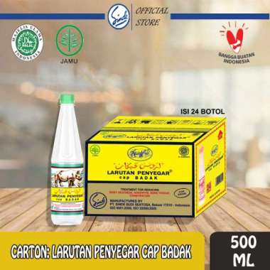 Jual Larutan Cap Badak 500 Ml Carton Terbaru - Harga Promo Oktober 2023 | Blibli