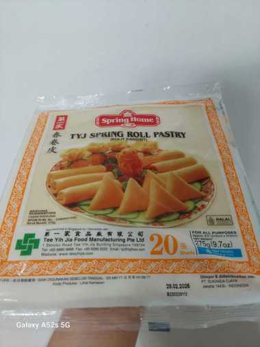 Jual Spring Home Spring Roll Pastry Frozen Terbaru - Harga Promo ...