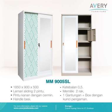 Jual Lemari Besi Sliding Avery Original Murah - Harga Diskon Januari 2024 | Blibli.com