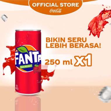 Harga Fanta Minuman Soda Strawberry 250 ml hari ini Selasa, 16 Jan 2024 01.09 WIB