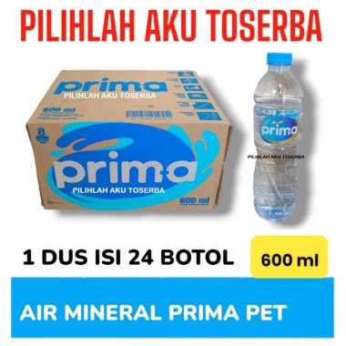 Harga AIR Mineral Prima 600ML 1 DUS Terbaru Okt 2025 | BigGo Indonesia