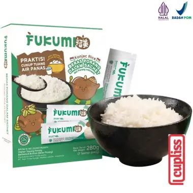 Jual Fukumi Beras Porang Shirataki Konjac Rice Pouch 1kg Mpasi Instant ...
