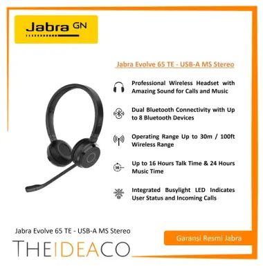 Jabra Headset Stereo Evolve Garansi Resmi Indonesia 🔥 Harga Murah Juni 2026