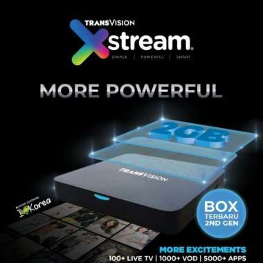 Jual Tv Box Transvision Xstream Gen 2 Original, Murah & Diskon April ...