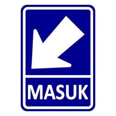Jual Rambu Petunjuk Arah Masuk Original Harga Termurah Januari 2024 ...