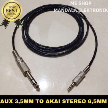 Jual Kabel Jack Trs Akai Stereo 6.5mm Kabel Akai Stereo Trs 3 Meter Di Seller Sinar Jaya ...