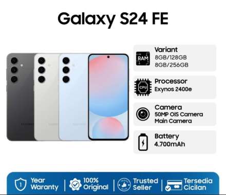 Samsung Galaxy S24 Fe 🔥 - Terlengkap Harga Terbaru 2026