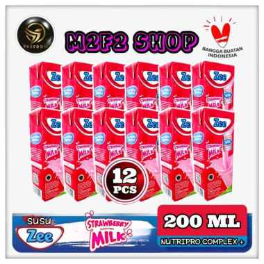 Jual Zee Uht Strawberry Milk 200 Ml Terbaru - Harga Promo Agustus 2023 ...