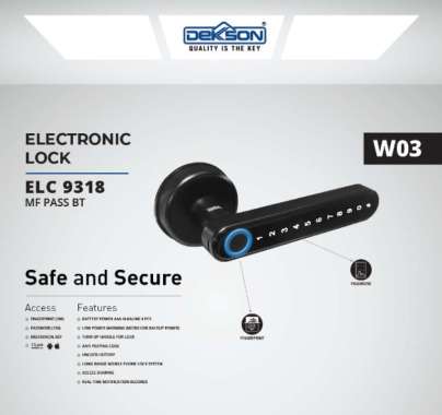 Jual Handle Pintu Dekkson Smart Lock Original, Murah & Diskon Oktober ...